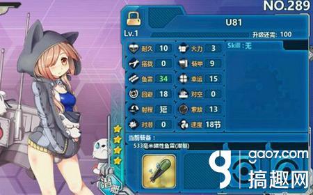 战舰少女rU81装备什么好 U81装备配置推荐_360战舰少女（舰娘）攻略_360游戏大厅